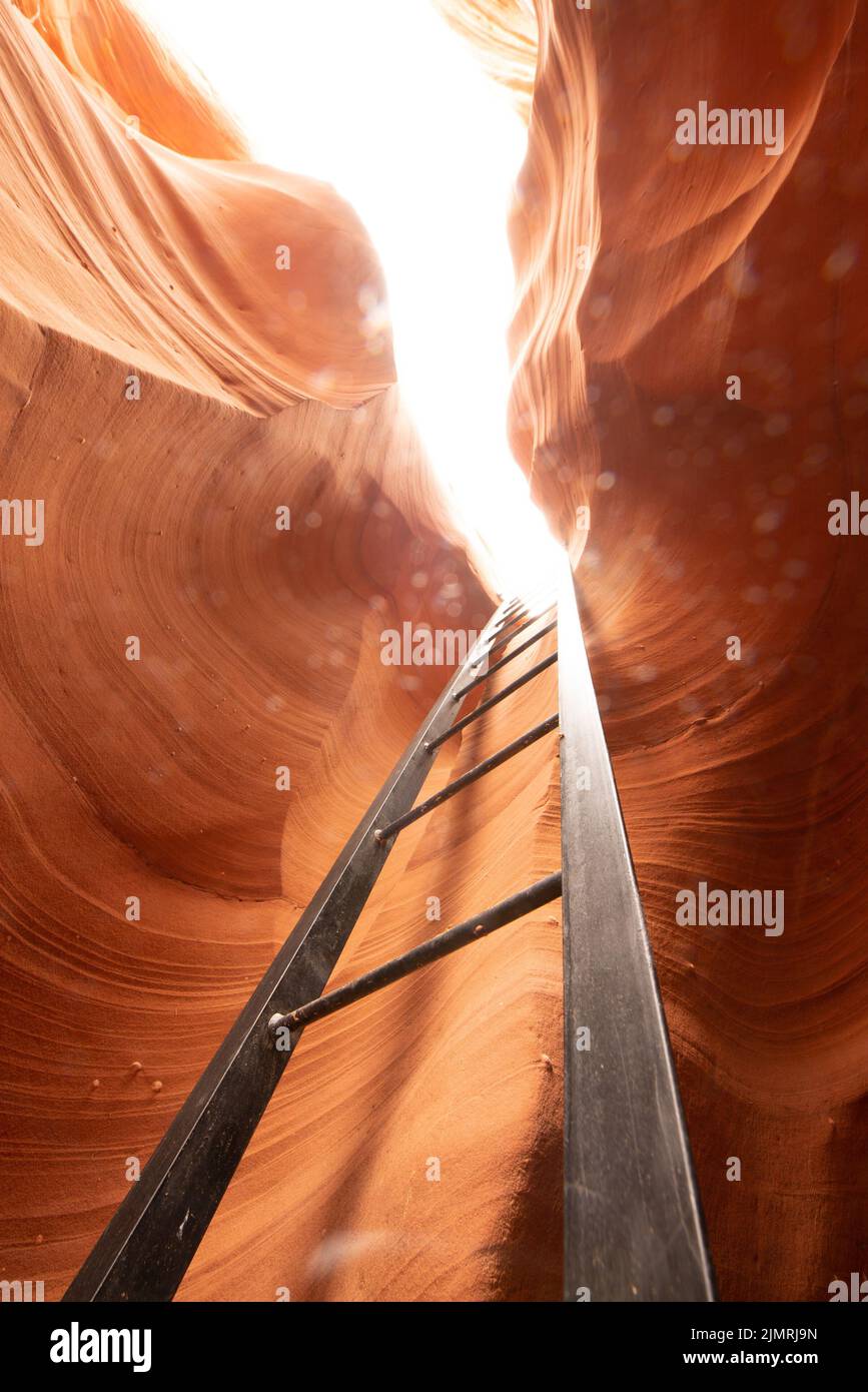 Ladder in lower antelope canyon hi-res stock photography and images - Alamy