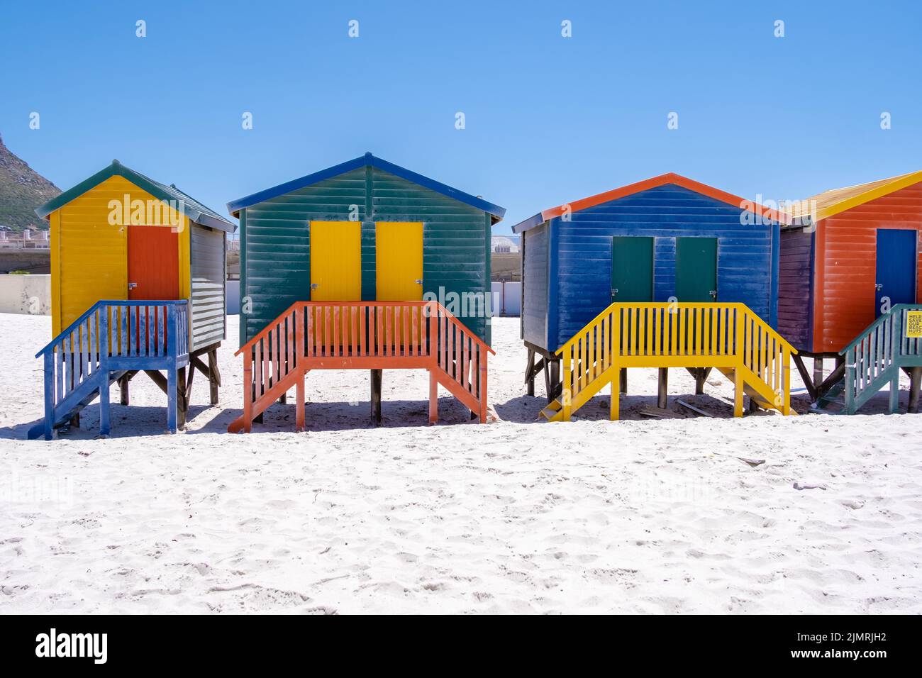 Colorful beach house at Muizenberg beach Cape Town,beach huts ...