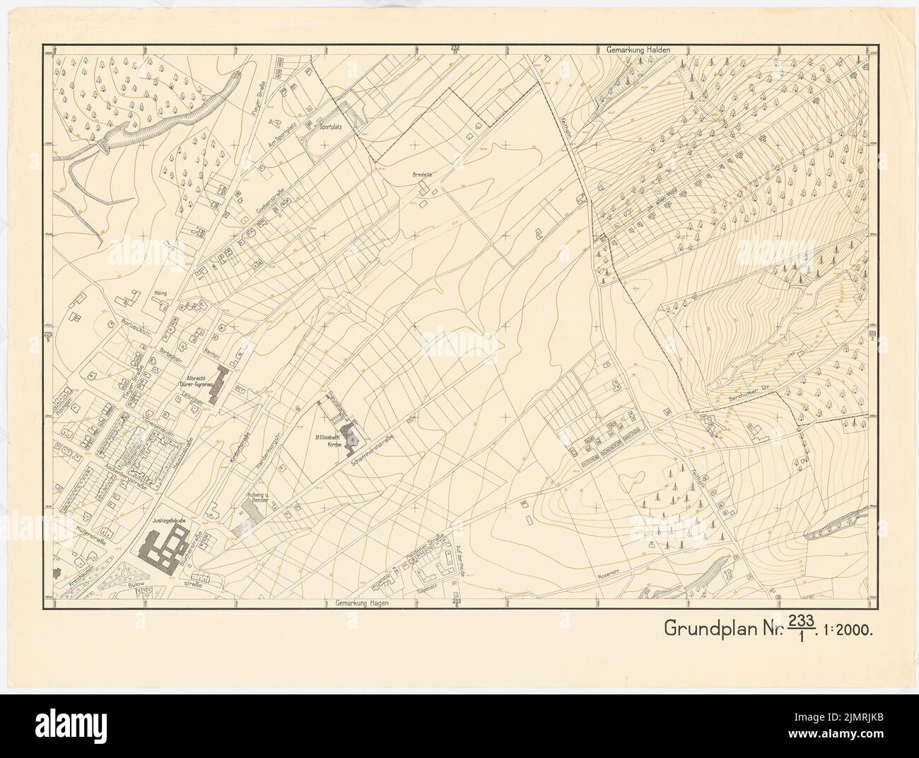 Jansen Hermann (1869-1945), Hagen development plan (1931-1931 ...
