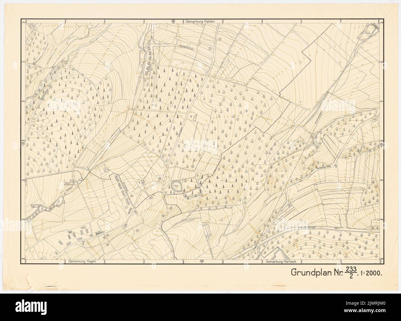 Jansen Hermann (1869-1945), Hagen development plan (1931-1931 ...