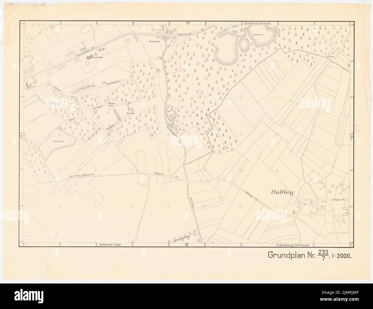 Jansen Hermann (1869-1945), Hagen development plan (1931-1931 ...