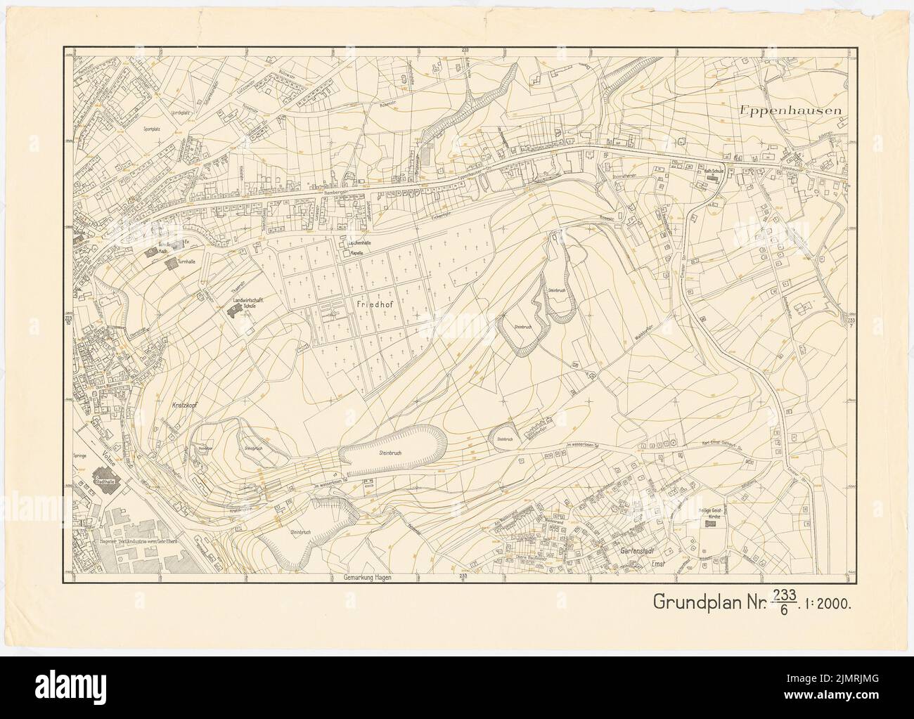 Jansen Hermann (1869-1945), Hagen development plan (1931-1931 ...