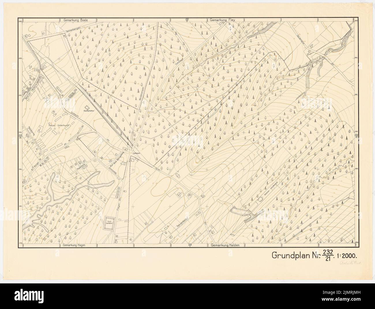 Jansen Hermann (1869-1945), Hagen development plan (1931-1931 ...