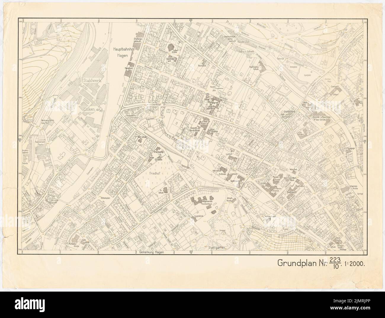 Jansen Hermann (1869-1945), Hagen development plan (1931-1931 ...