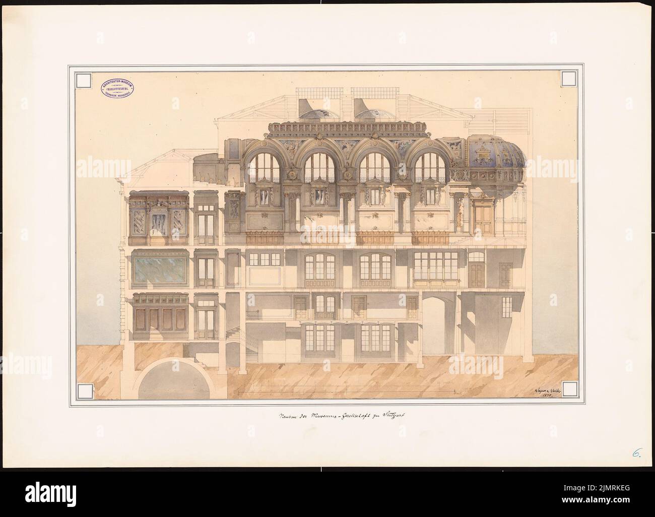 1870 querschnitt hi-res stock photography and images - Alamy