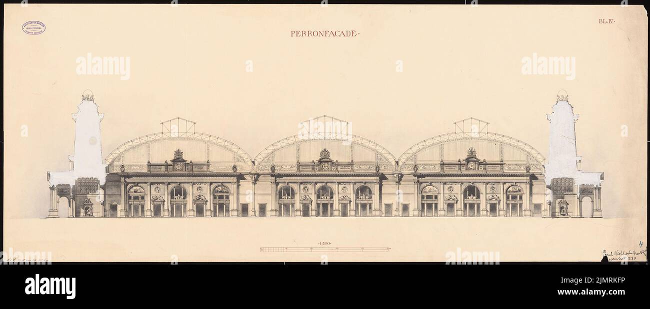 Paul wallot 1841 1912 hauptbahnhof hi-res stock photography and images ...
