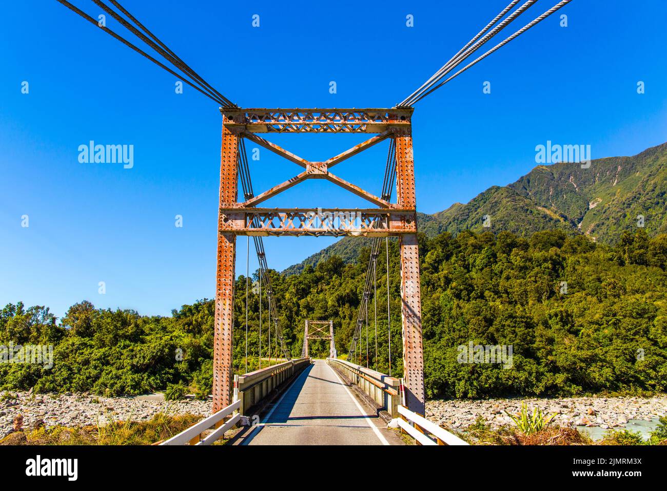 Small metal welded bridge Stock Photo - Alamy