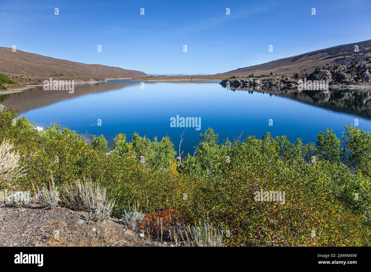 Picturesque Silver Lake in California Stock Photo - Alamy