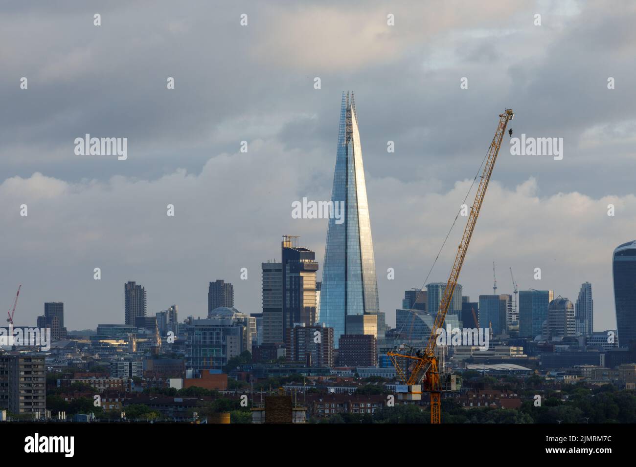 The Shard. A 72-storey skyscraper in the Southwark district as seen ...