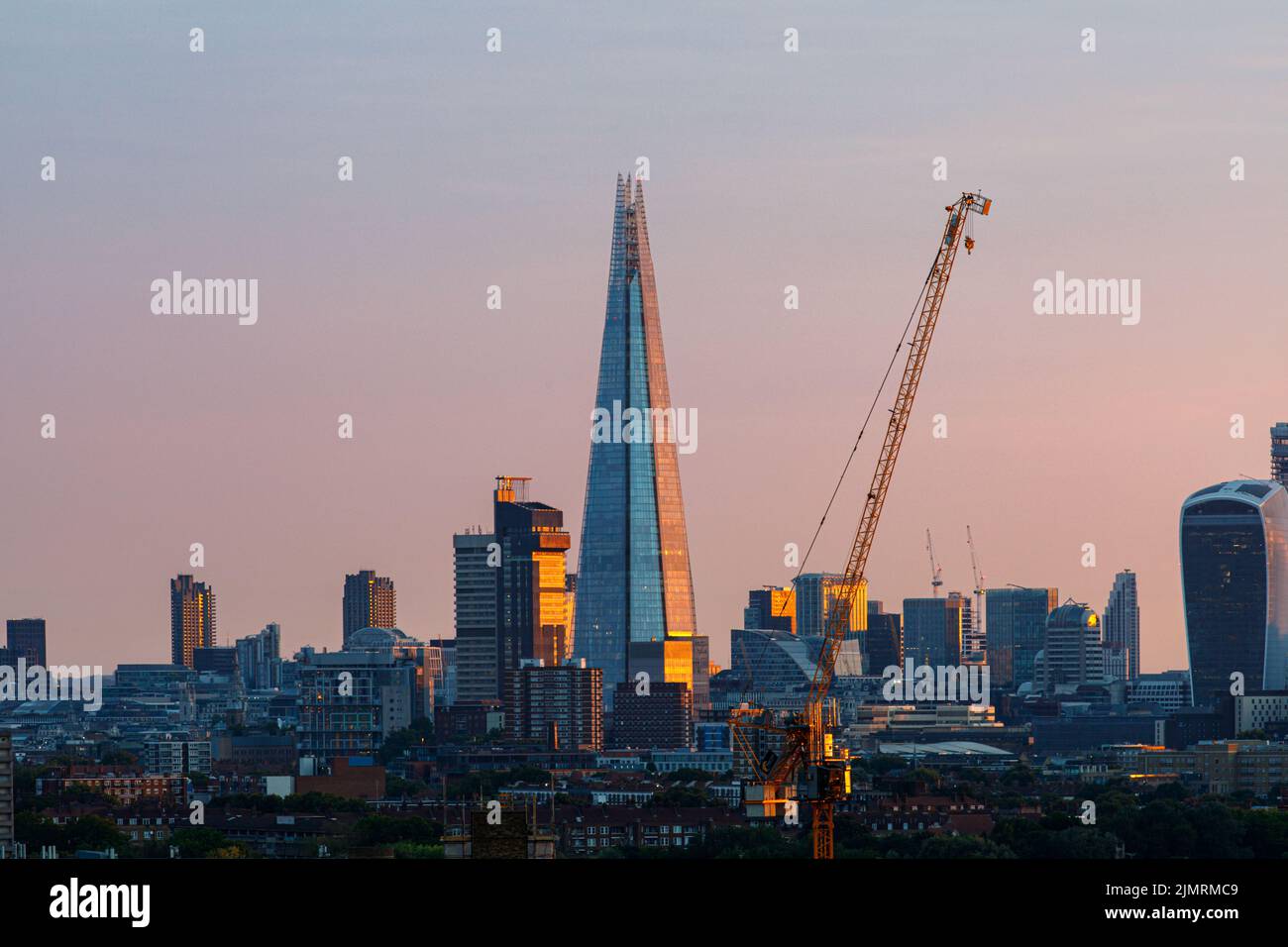 The Shard. A 72-storey skyscraper in the Southwark district as seen ...