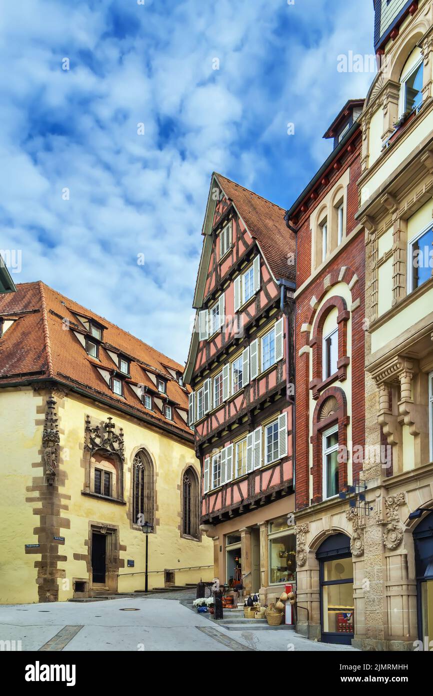 Street in Tubingen, Germany Stock Photo - Alamy