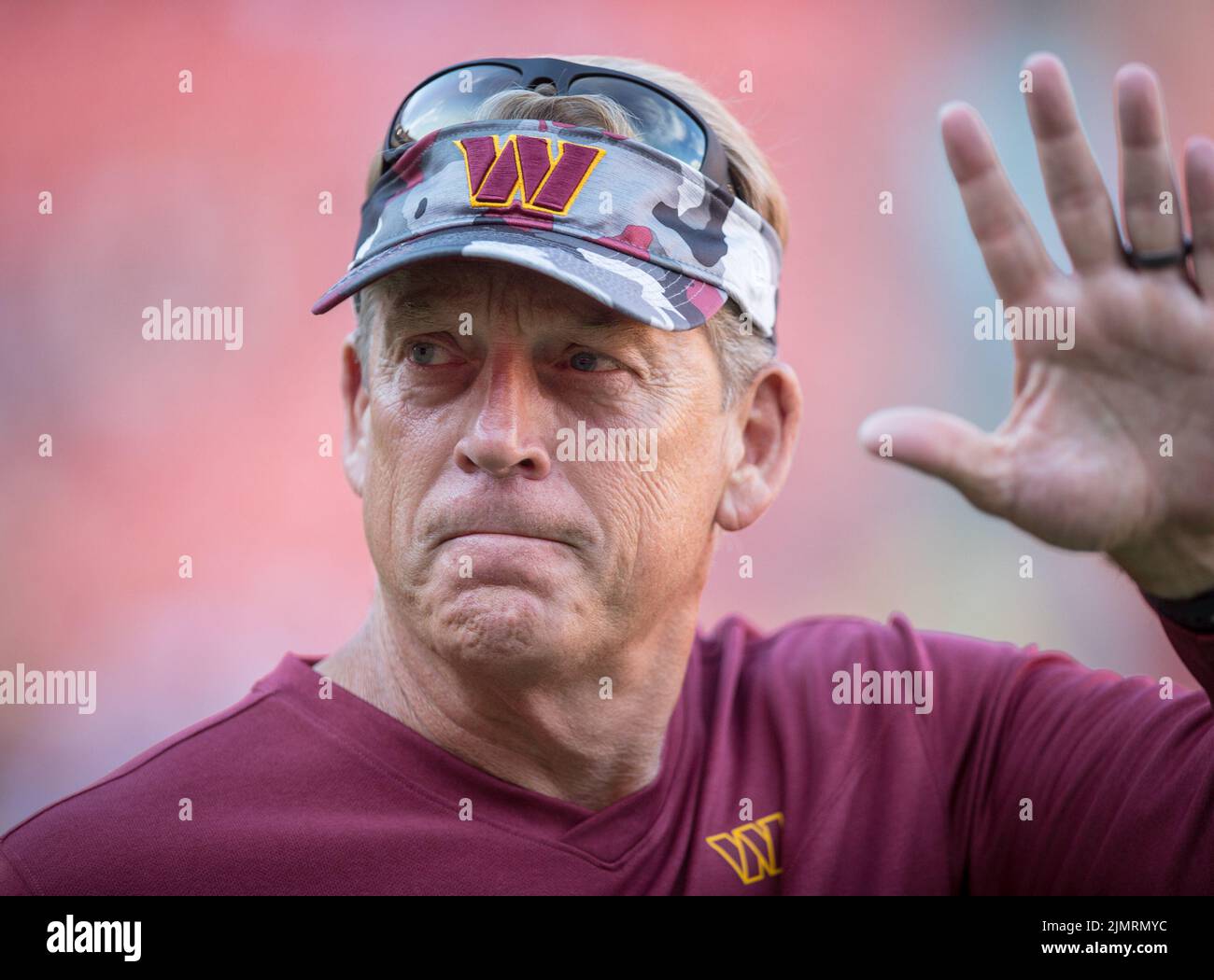 August 6, 2022: Washington Commanders defensive coordinator Jack Del ...