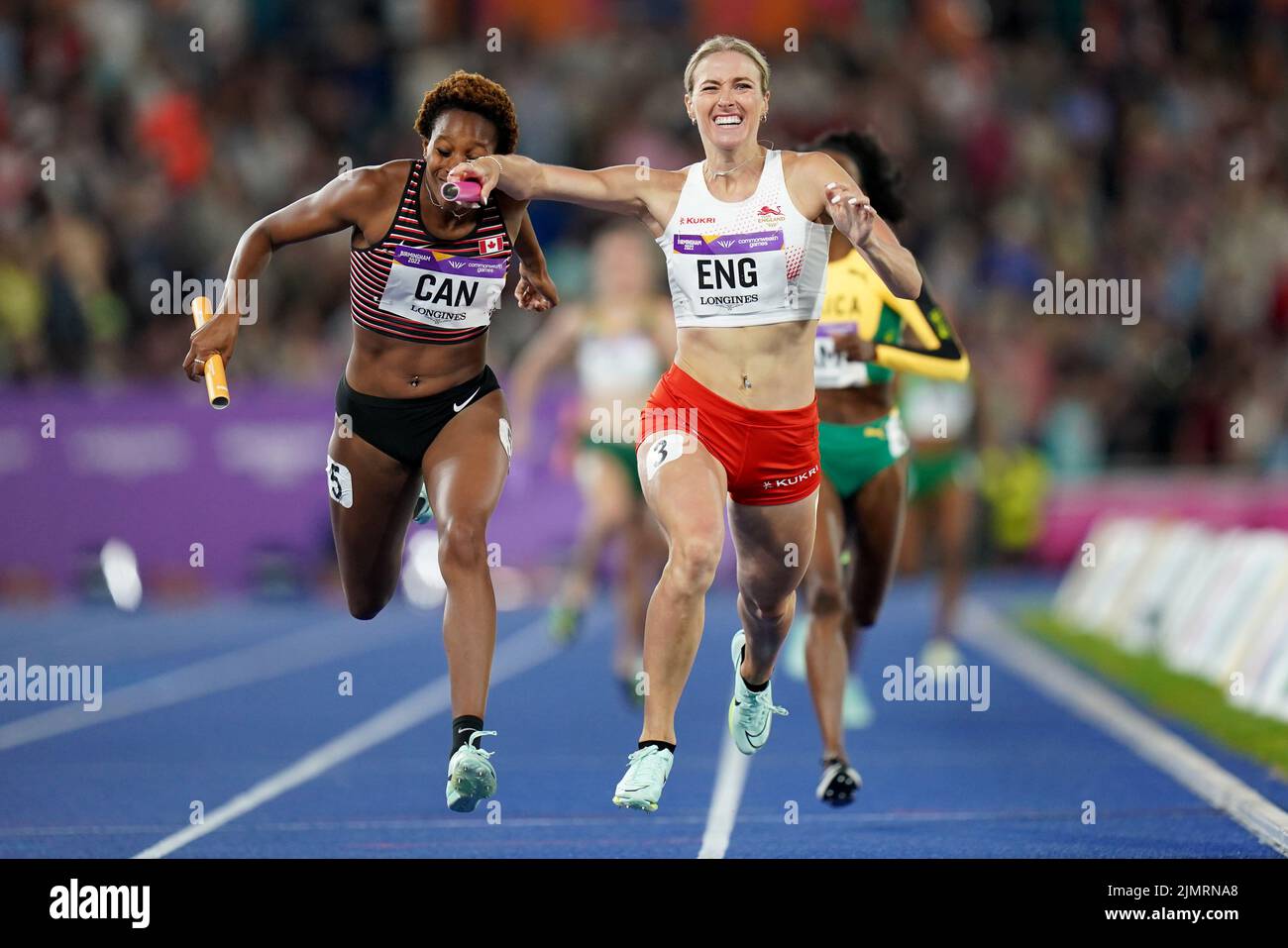 England’s Jessie Knight wins the Women’s 4 x 400m Relay Final at ...