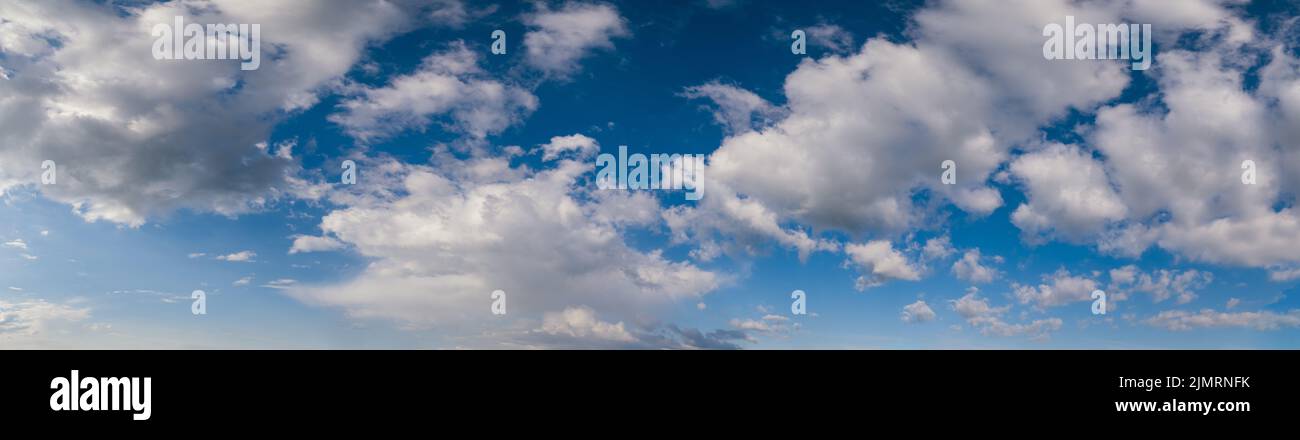 White cumulus clouds in blue sky high resolution background Stock Photo ...