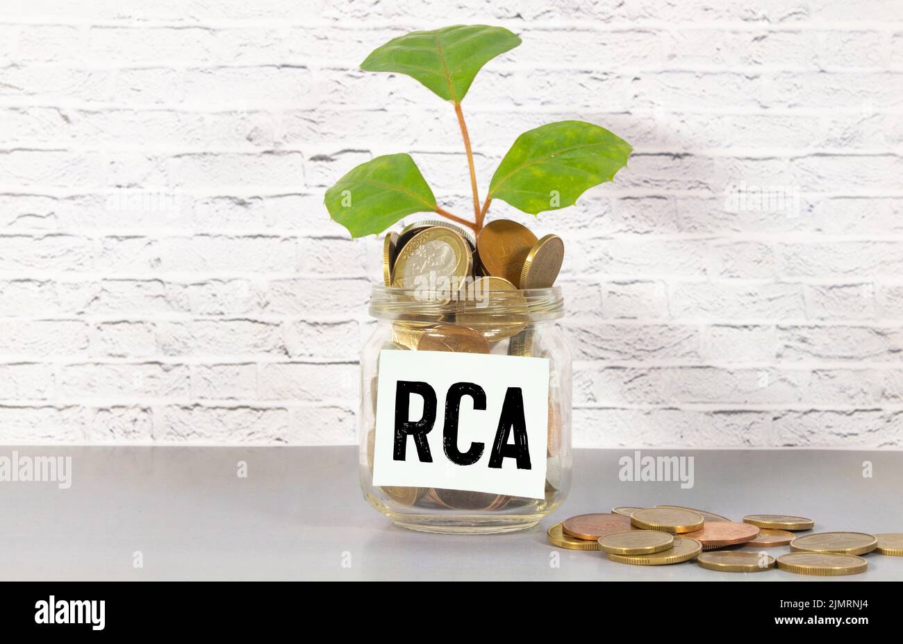 Business acronym RCA as Root Cause Analysis written with chalk on ...