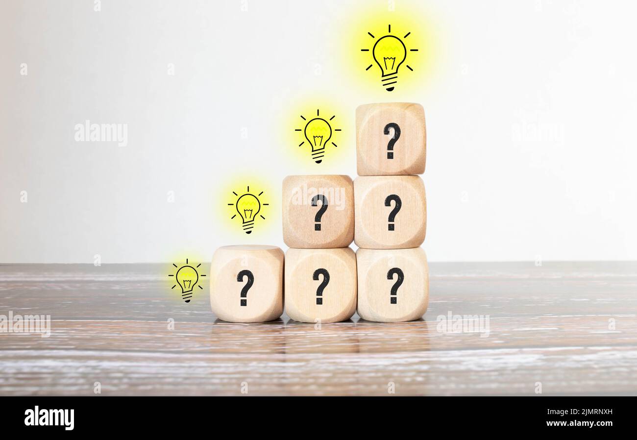 Top view wooden block set up for staircase with light bulbs on the top ...