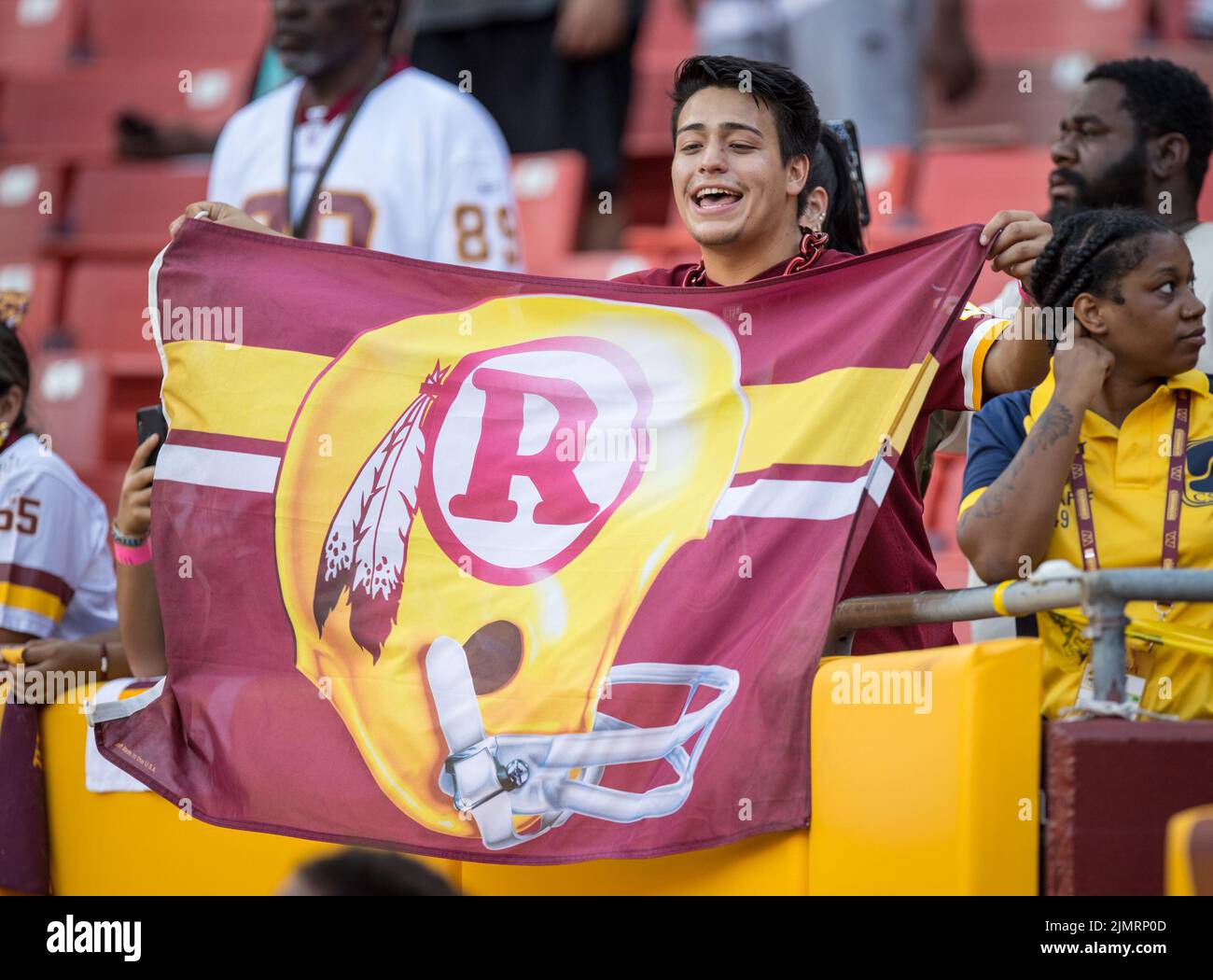 August 6, 2022: Washington Commanders fans enjoying the experience ...