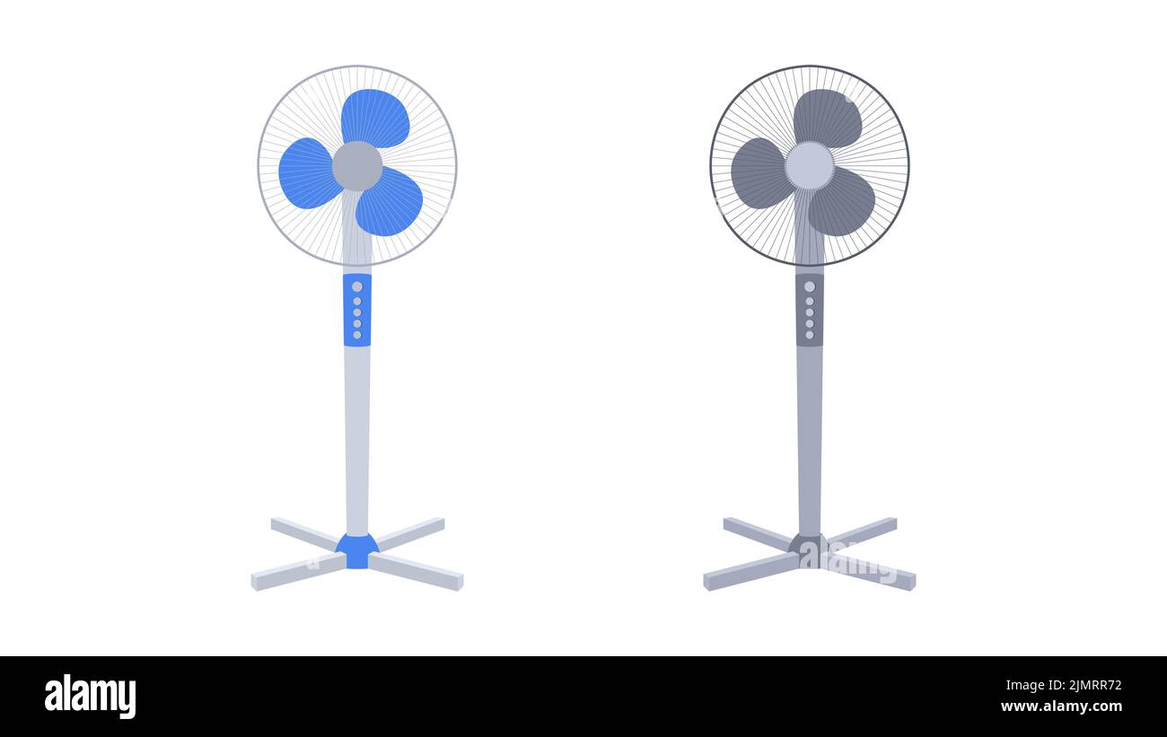 Electric fan or ventilation vector illustration on white background ...