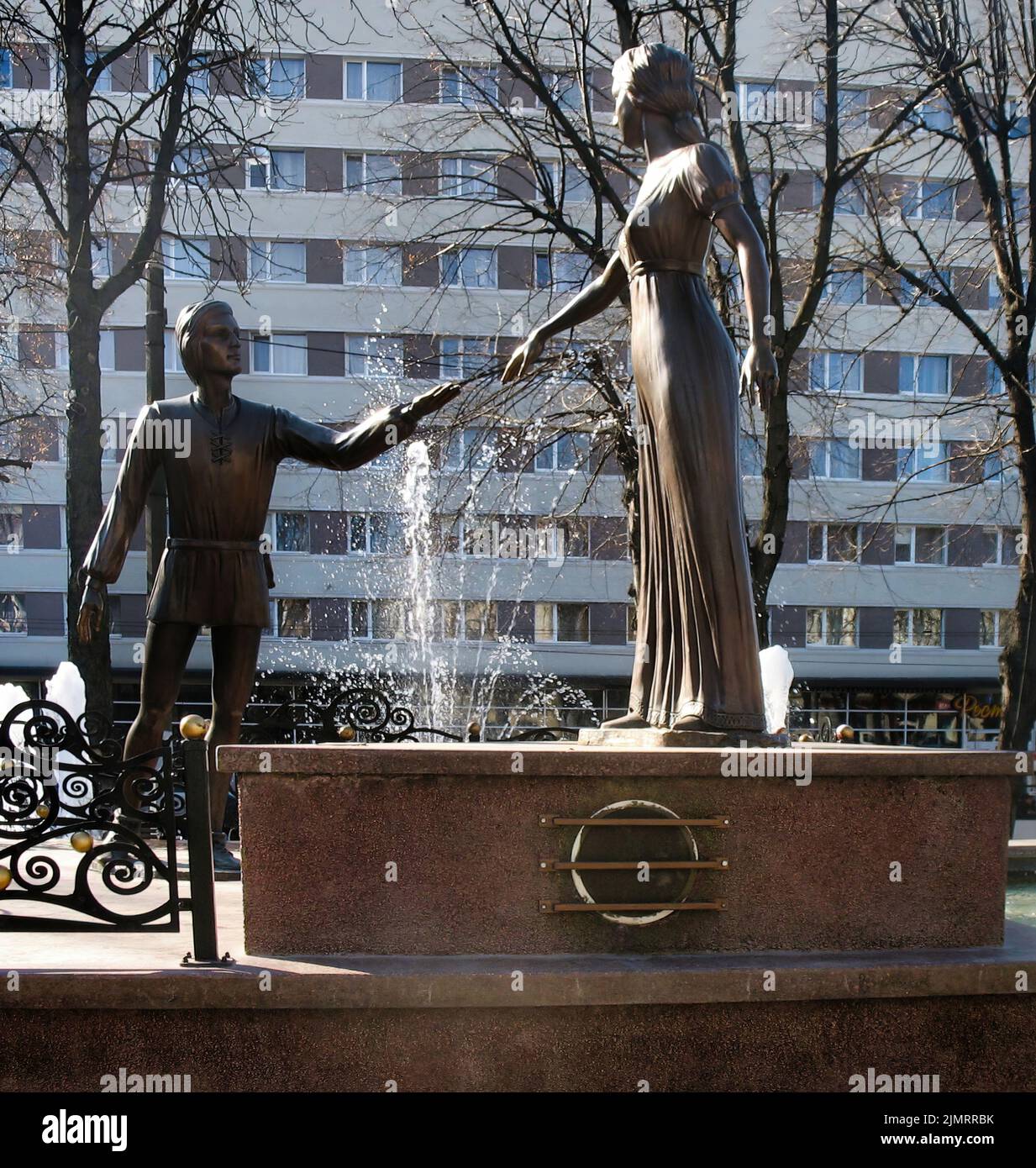 The pretty Ukrainian city of Lviv with its churches and palaces in the ...