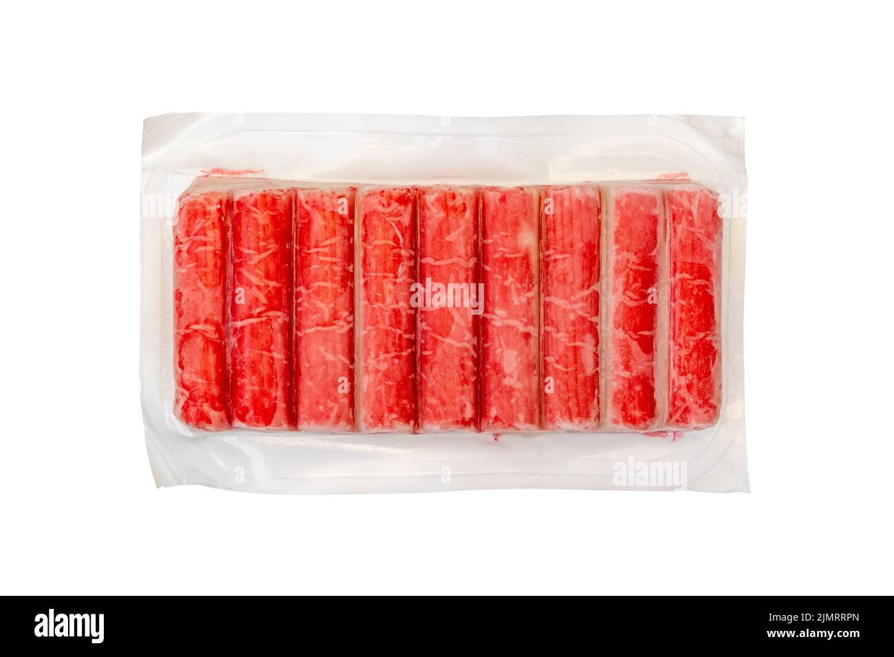 Frozen crab sticks in vacuum packing Stock Photo - Alamy