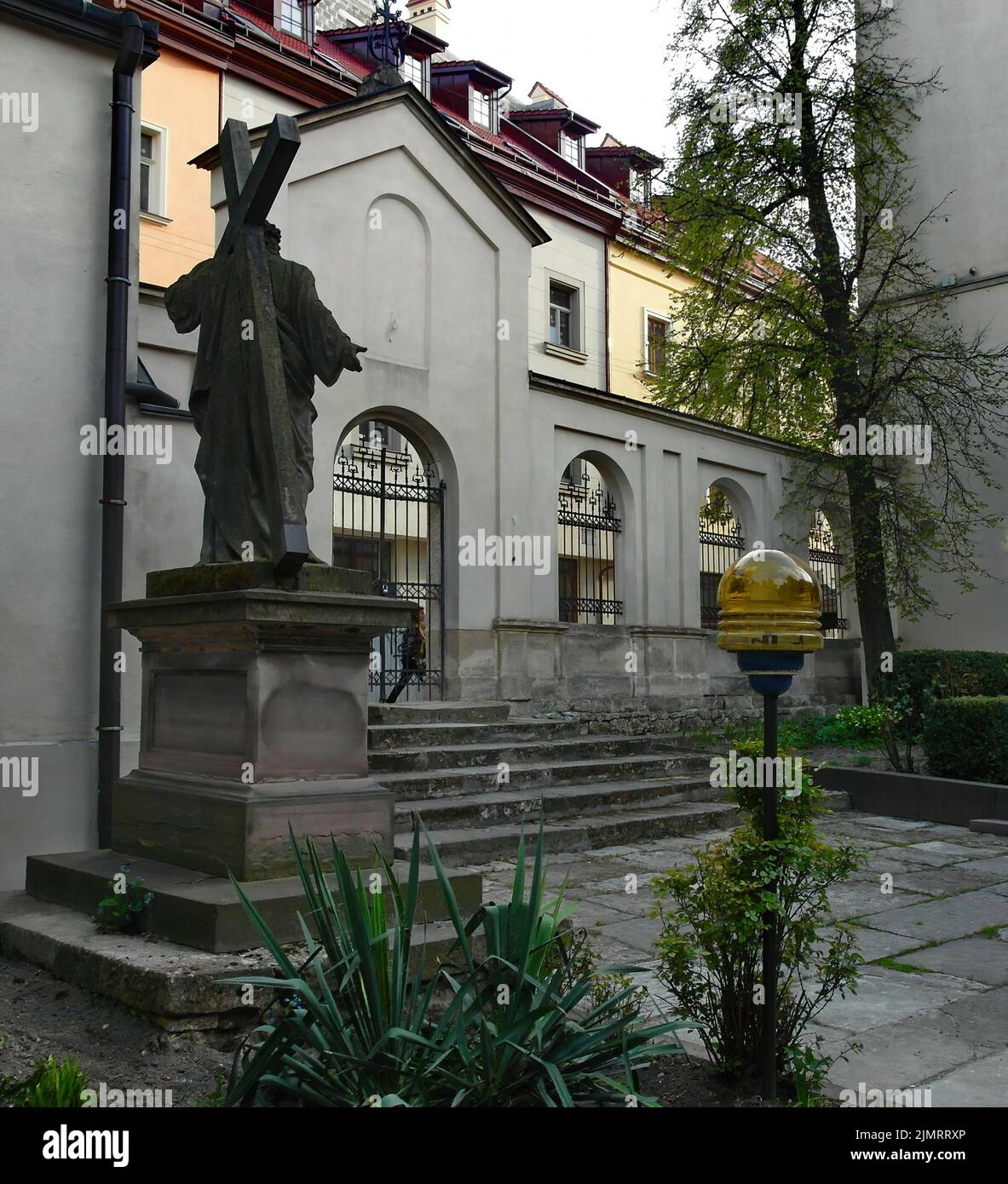 The pretty Ukrainian city of Lviv with its churches and palaces in the ...