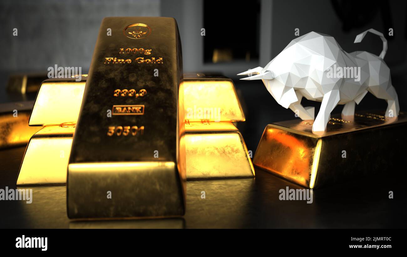 Bullish Gold Market Stock Photo Alamy