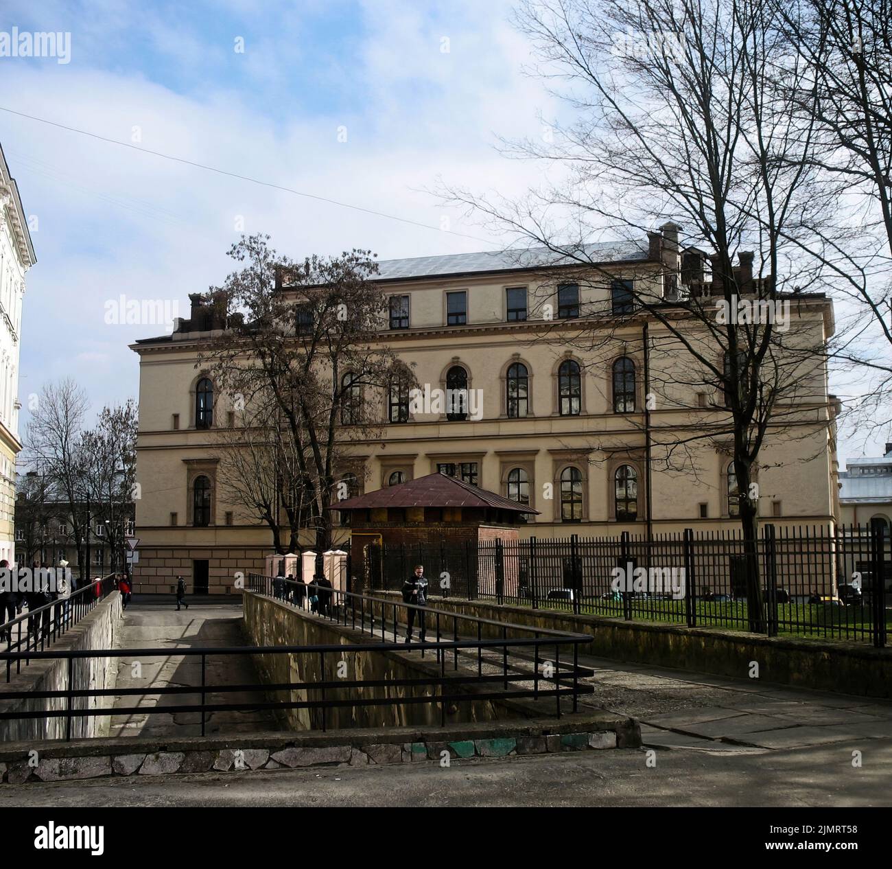 The pretty Ukrainian city of Lviv with its churches and palaces in the ...
