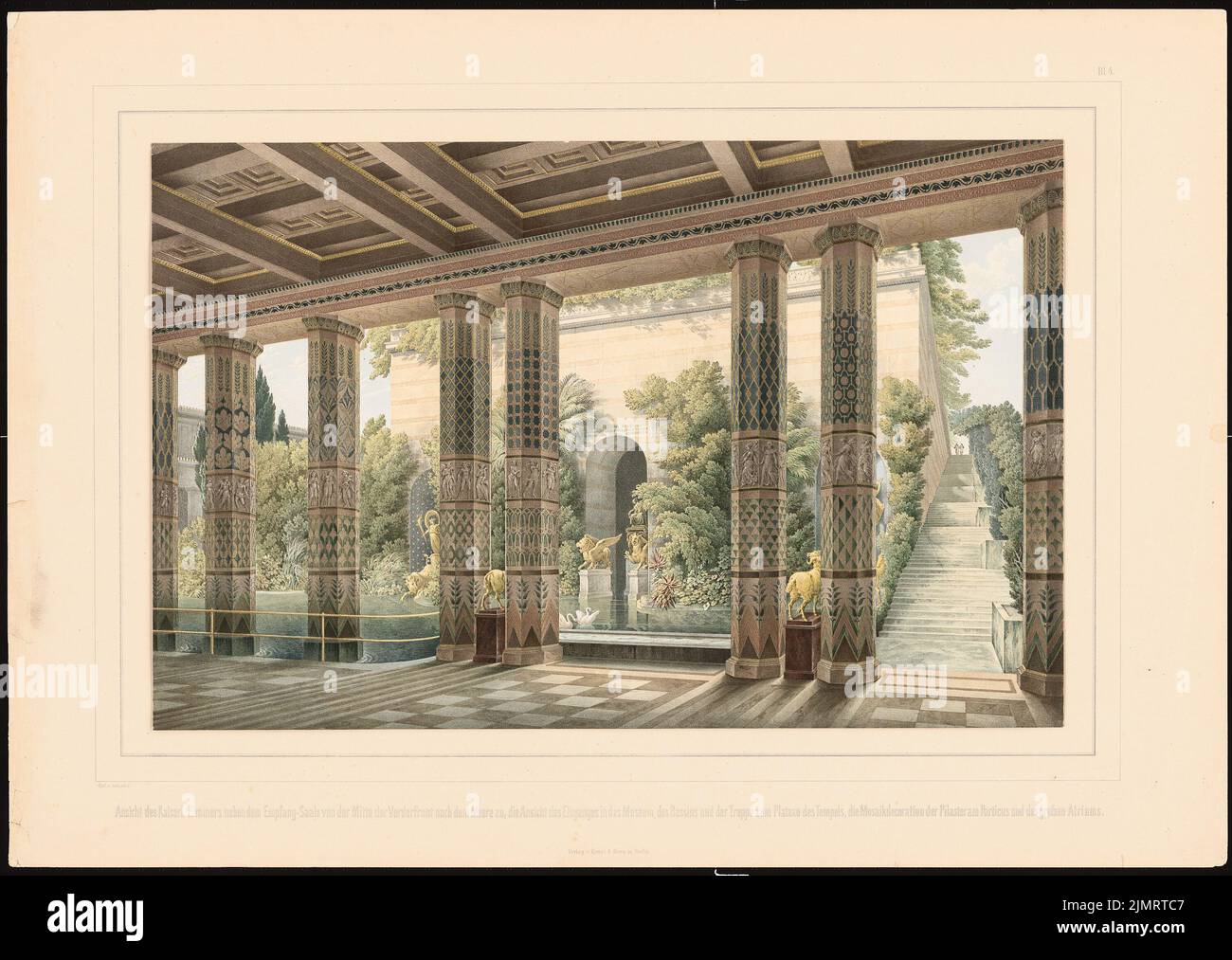 Schinkel Karl Friedrich (1781-1841), Orianda Castle, Crimea (1873 ...