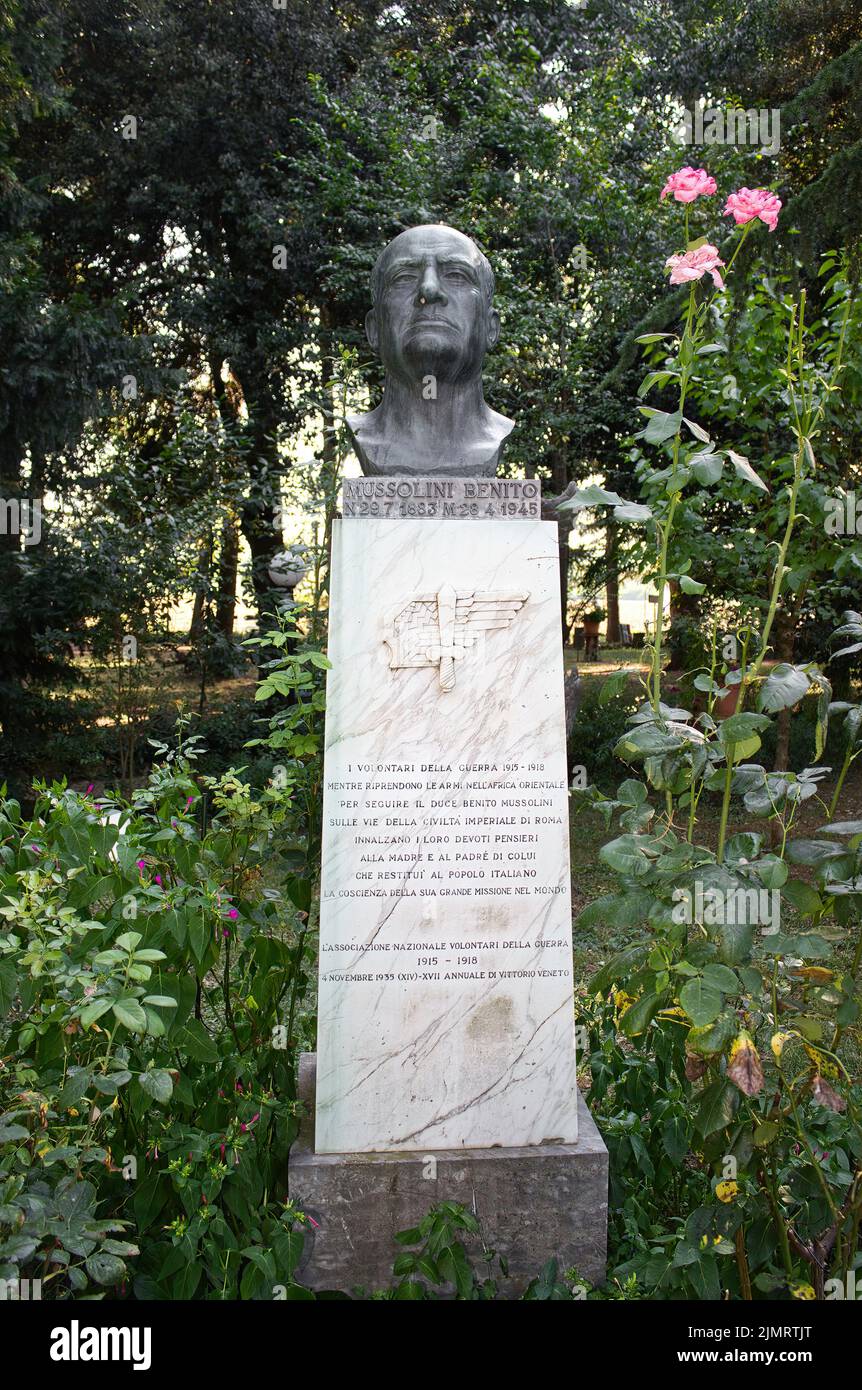 Villa Carpena, known for being the residence of the Italian dictator ...