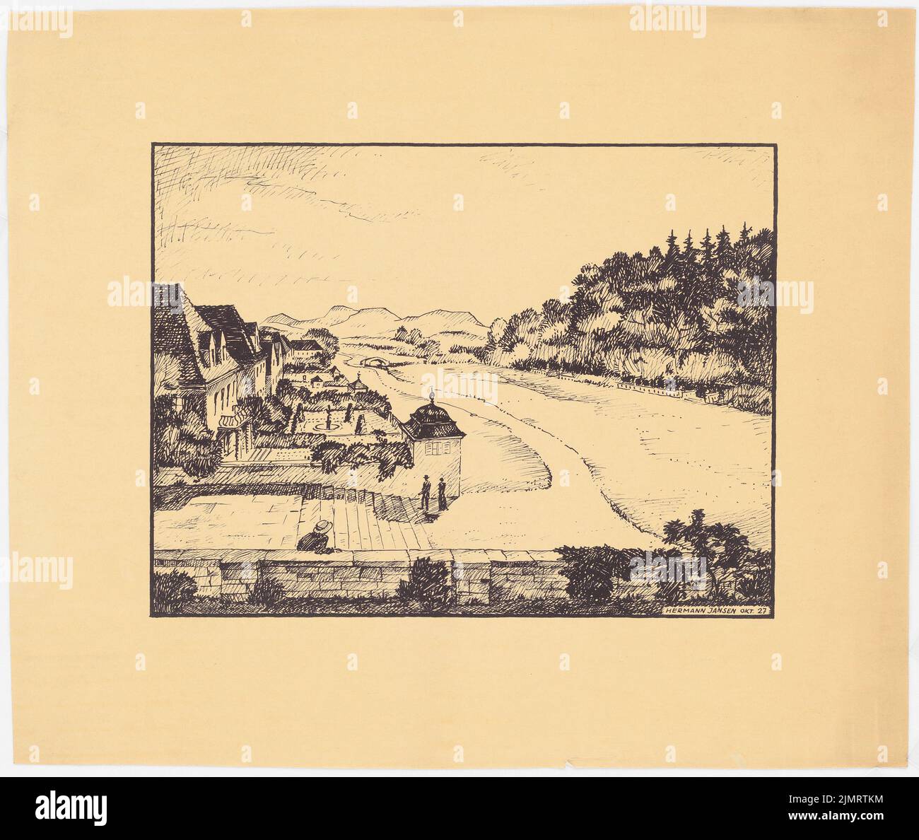 Jansen Hermann (1869-1945), spatial studies using the example of ideal ...