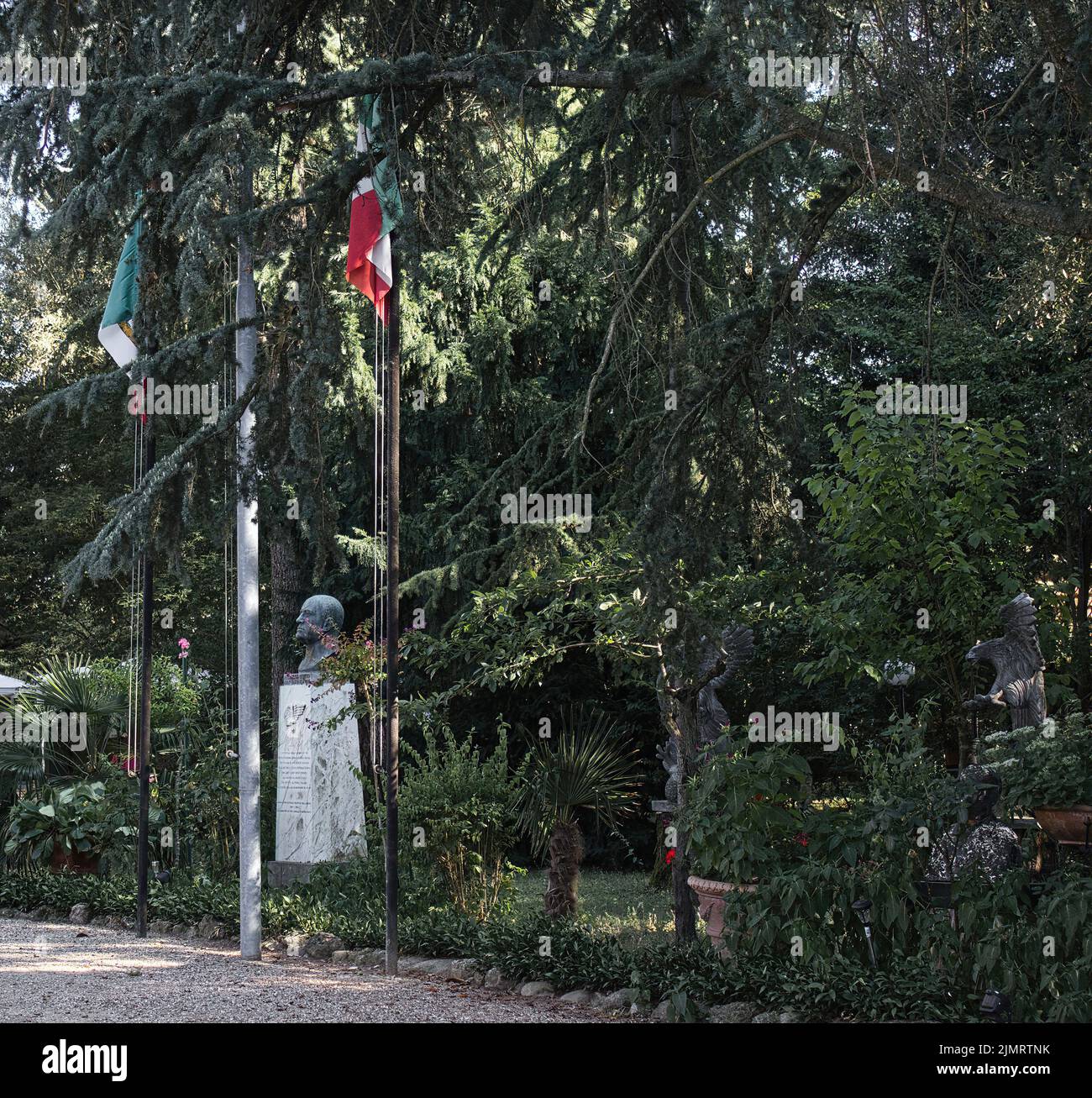 Villa Carpena, known for being the residence of the Italian dictator ...