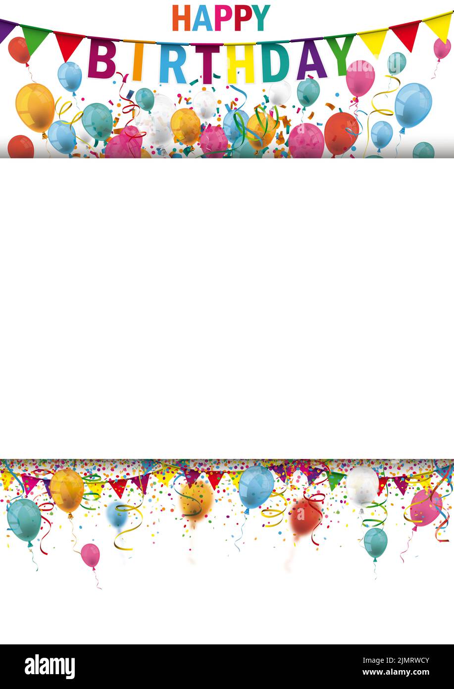 Birthday Border Clip Art Landscape