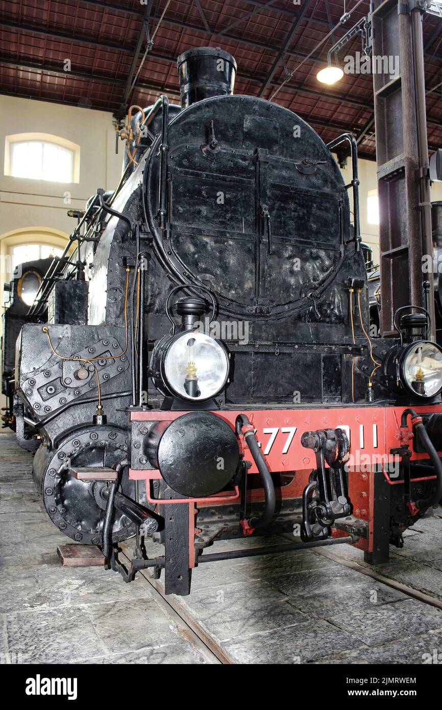 The National Railway Museum of Pietrarsa reconstructs the Italian ...