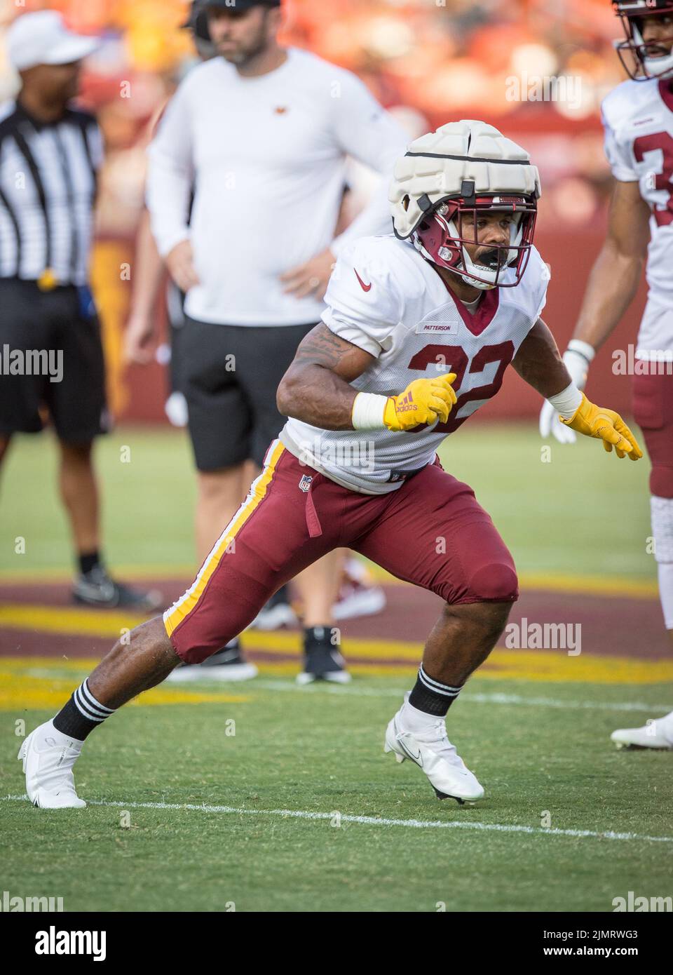 August 6, 2022: Washington Commanders running back Jaret Patterson (32 ...