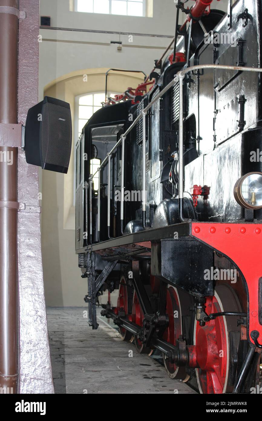 The National Railway Museum of Pietrarsa reconstructs the Italian ...