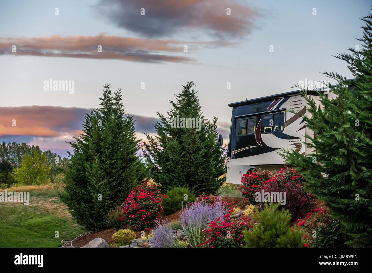 Rv park entrance hi-res stock photography and images - Alamy
