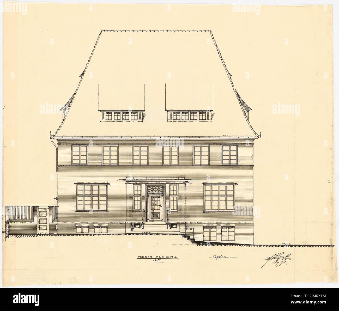 Blunck Erich (1872-1950), single-family house with garden in Berlin ...