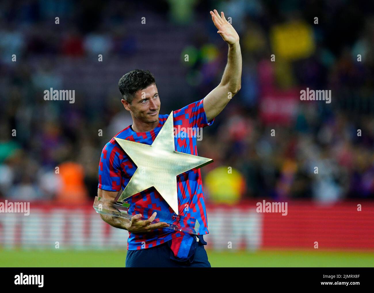 Barcelona, Spain. 07th Aug, 2022. Robert Lewandowski of FC Barcelona ...