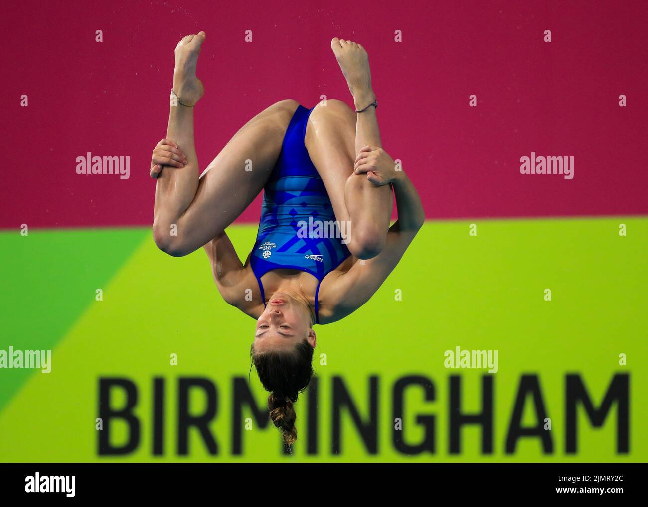 Scotland’s Clara Kerr in action during the Women’s 3m Springboard Final ...