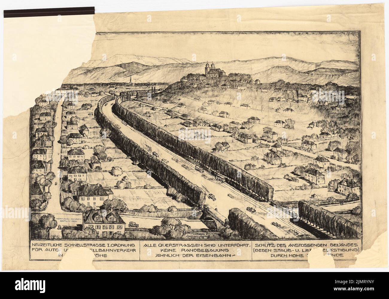Jansen Hermann (1869-1945), spatial studies using the example of ideal ...