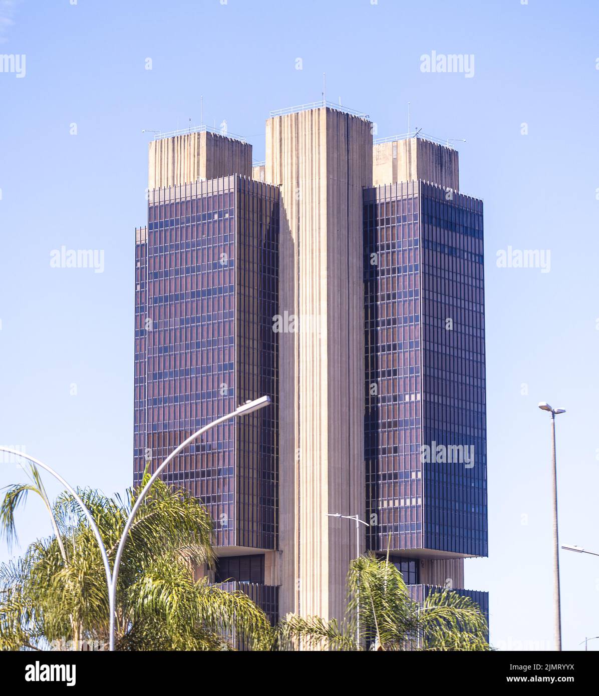 Building of the central bank of Brazil in the city of Brasilia ...
