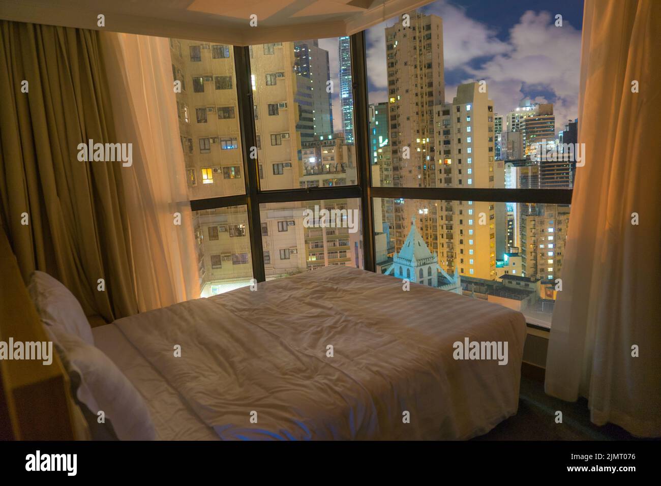 Street view from hotel window hi-res stock photography and images - Alamy