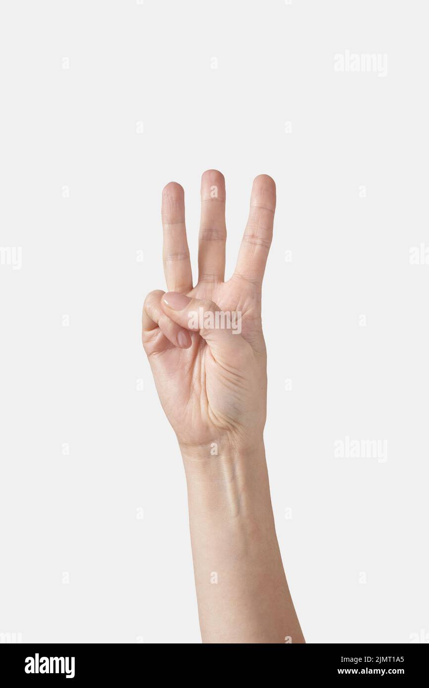 Person hands countdown fingers hi-res stock photography and images - Alamy
