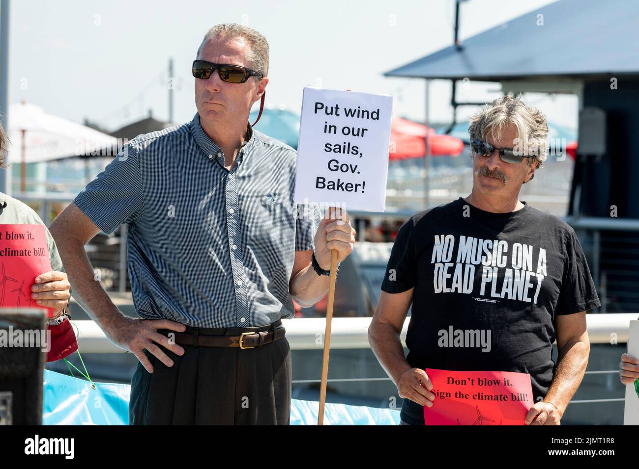 August 4, 2022. Salem, Massachusetts Environmental activists from ...