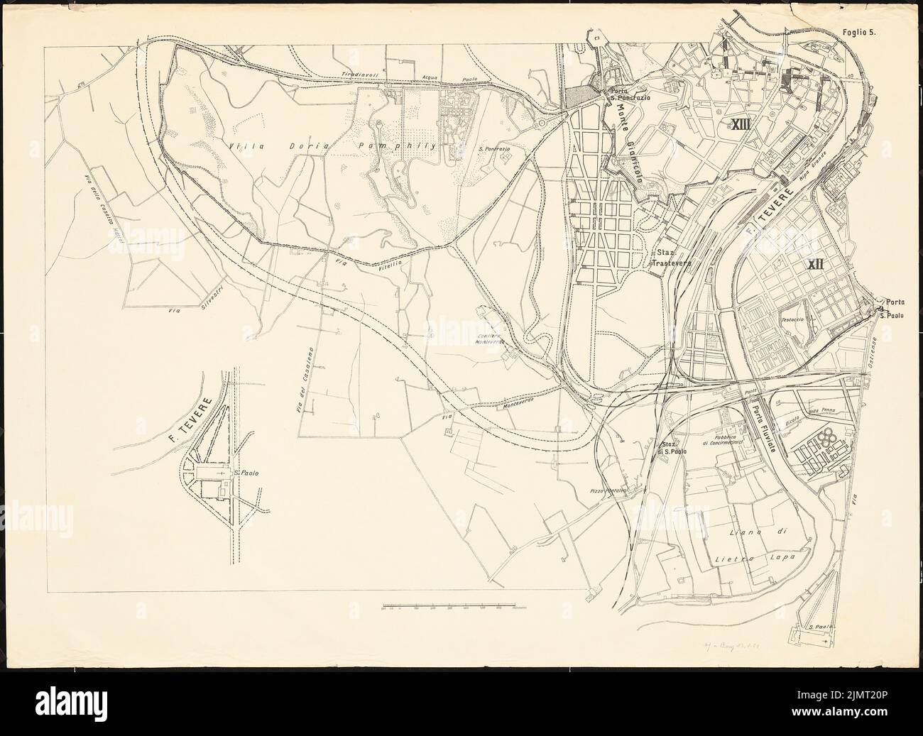Unknown architect, Rome. The project belongs: Hermann Jansen ...