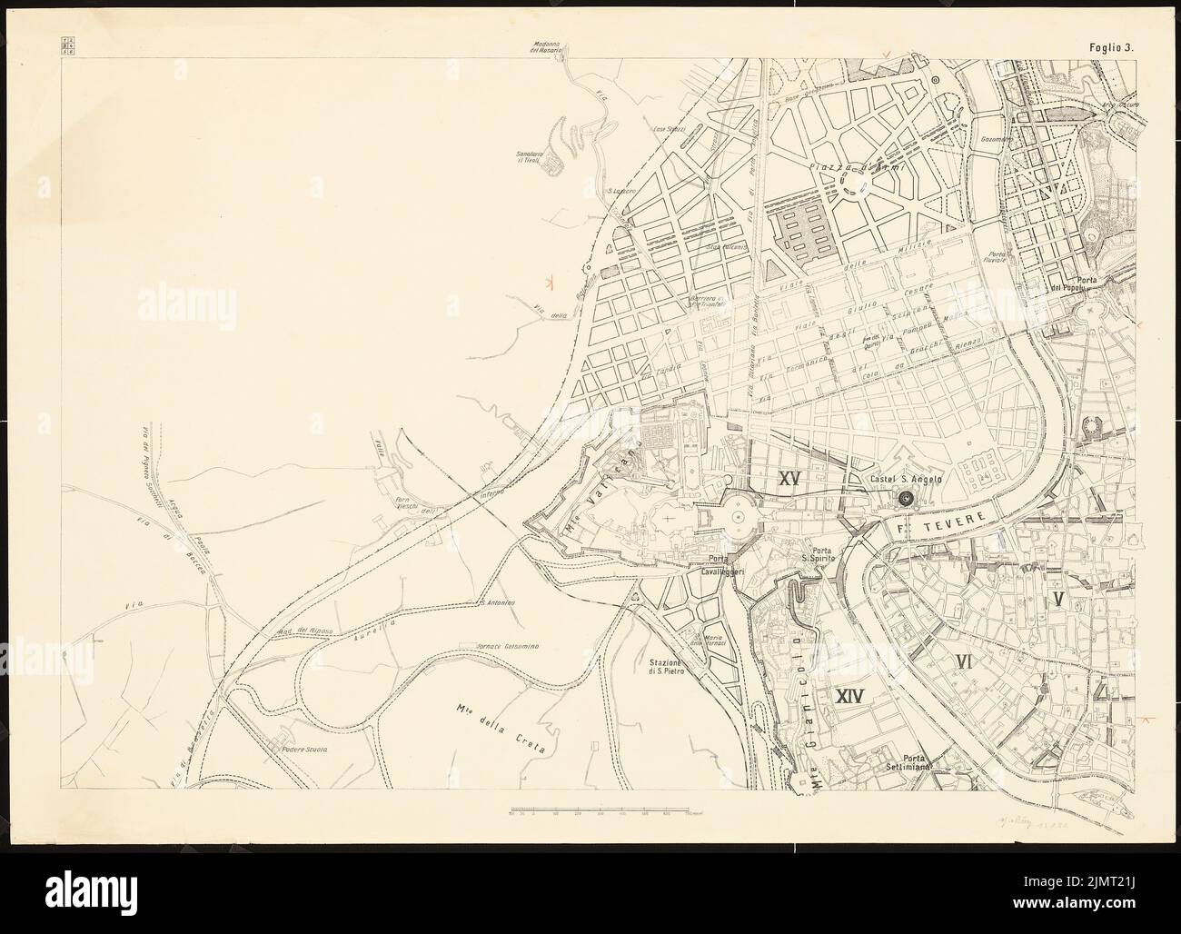 Unknown architect, Rome. The project belongs: Hermann Jansen ...