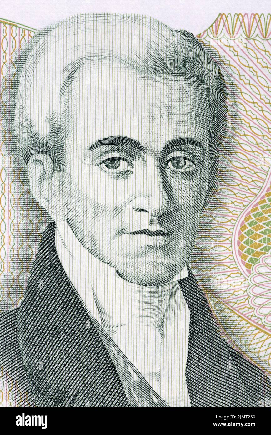 John Capodistrias portrait from Greek money Stock Photo - Alamy