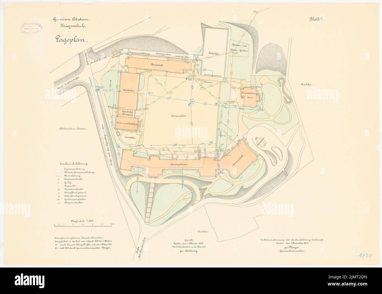 1903 lageplan hi-res stock photography and images - Alamy