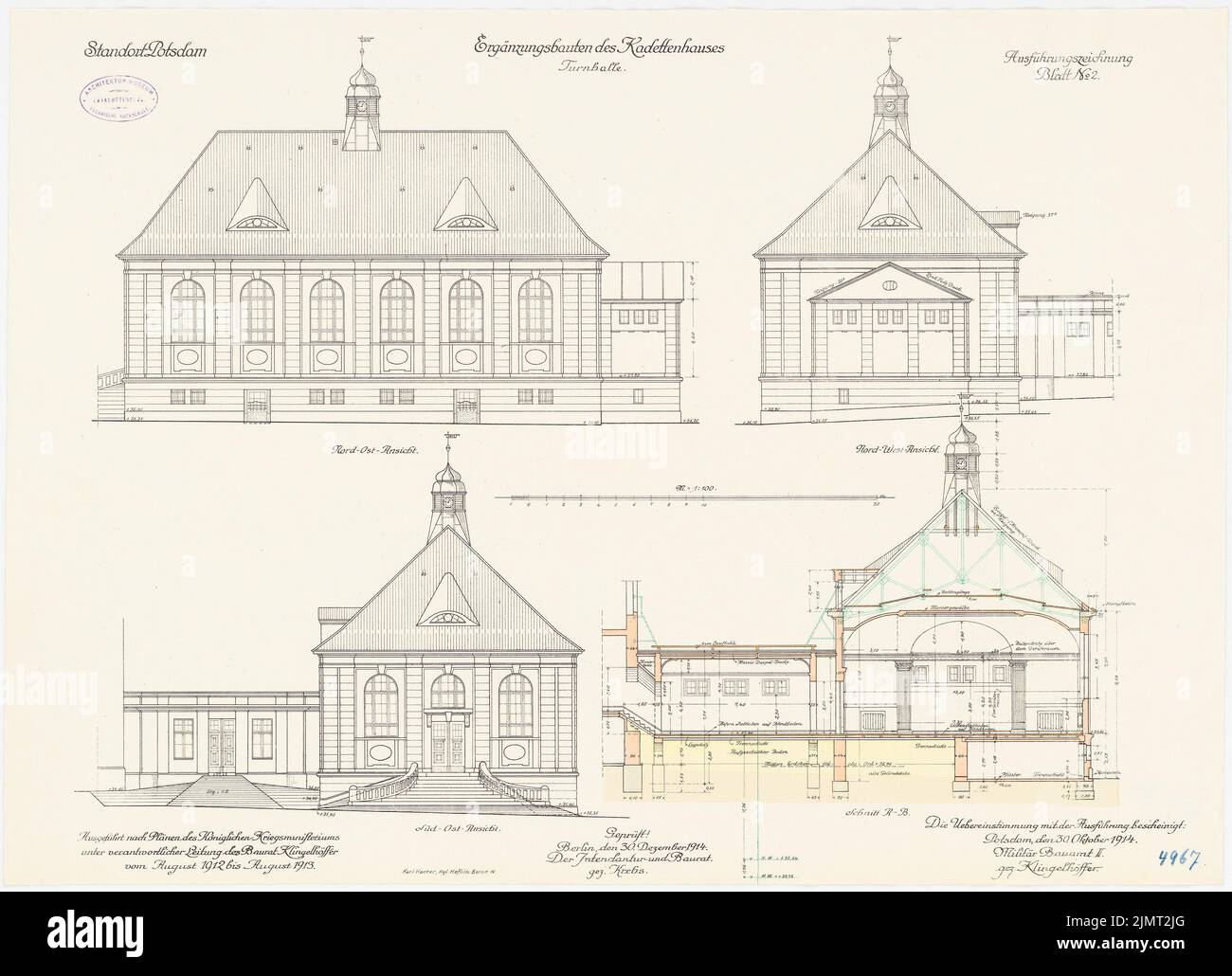 100 architecture lithograph drawing building design germany historic ...