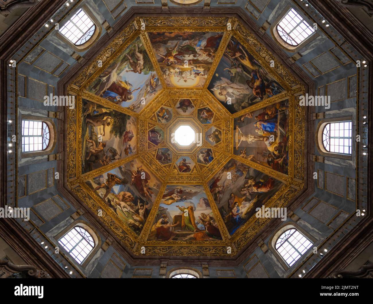 Medici Chapels interior - Cappelle Medicee. Michelangelo Renaissance ...